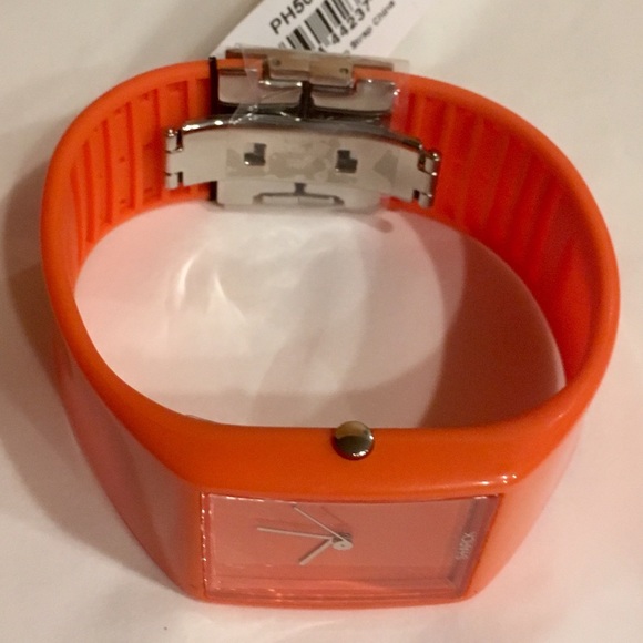 Fossil | Accessories | Fossil Starck Economique Orange Watch Nwt | Poshmark